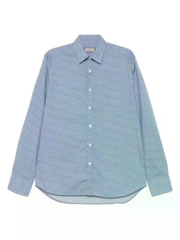 Canali Printed Shirt