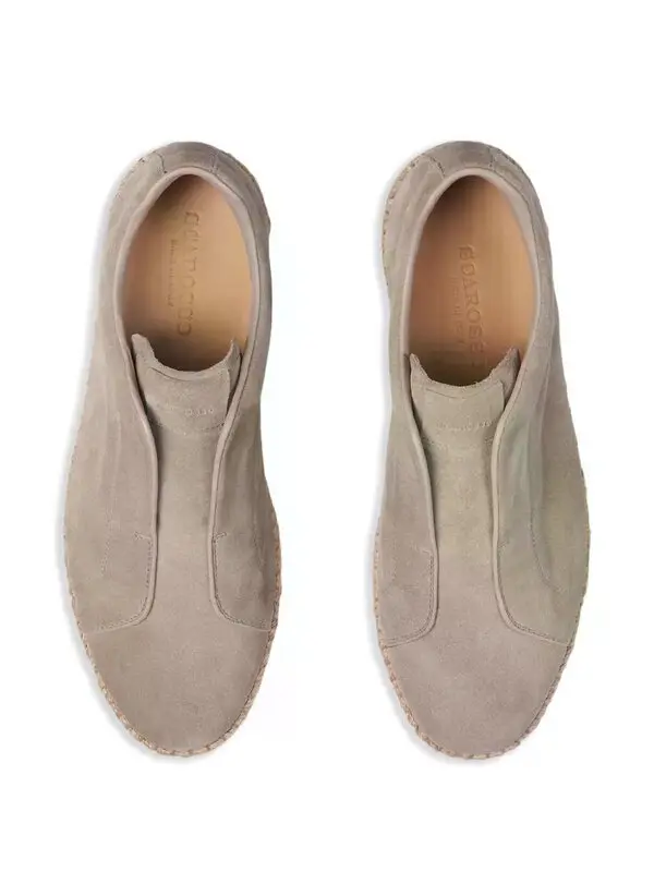 SCAROSSO Suede Espadrilles - Grey
