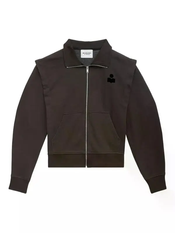 MARANT ETOILE Madilia Zip-up Sweatshirt - Black