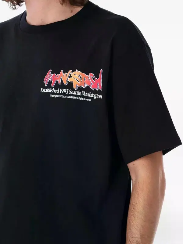 MANASTASH Pait Graphic-print T-shirt