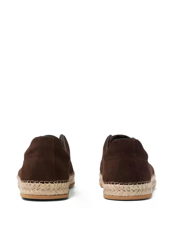 SCAROSSO Suede Espadrilles - Brown