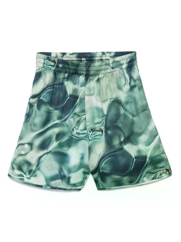 BLUE SKY INN Printed Water Shorts - Green