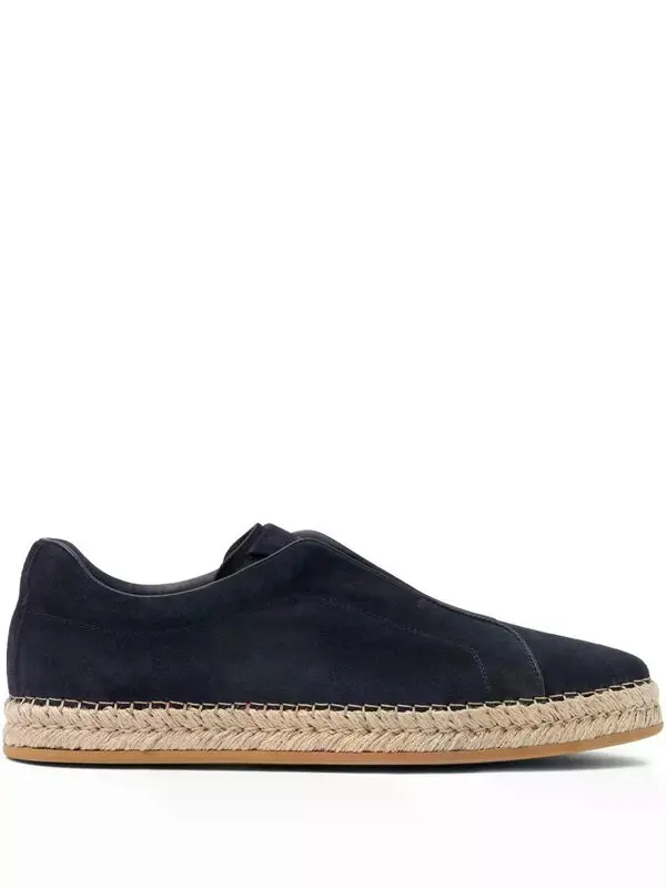 SCAROSSO Suede Espadrilles - Blue