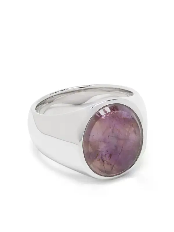 Tom Wood Oval Sakura Ring - Silver