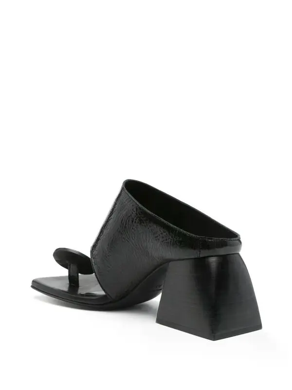 UMA WANG Stone Mules - Black