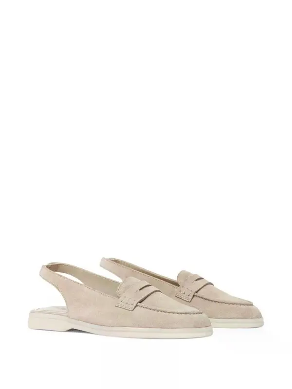 SCAROSSO Leila Loafers - Neutrals