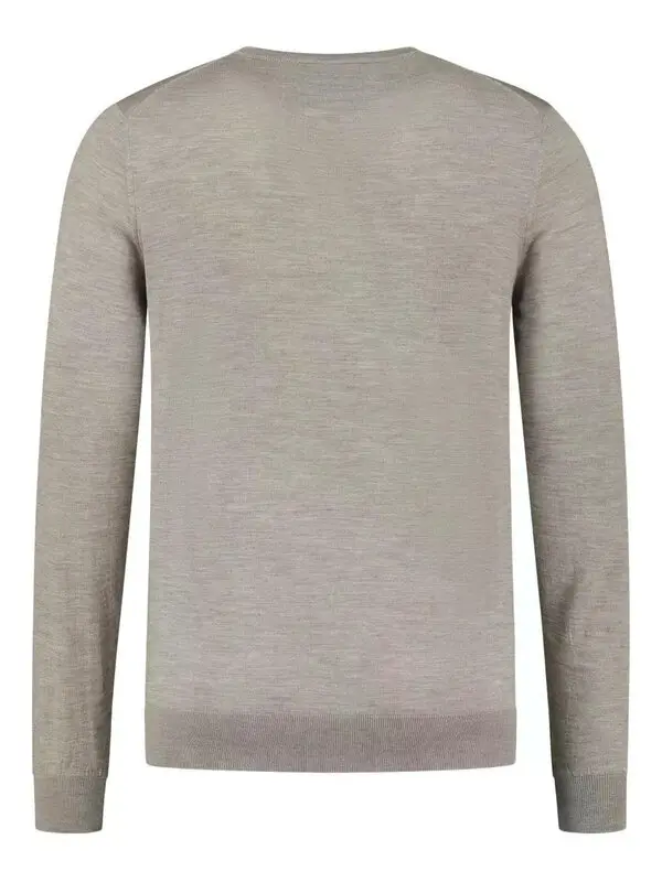 DORIANI CASHMERE Crew-neck Long-sleeve Sweater - Neutrals