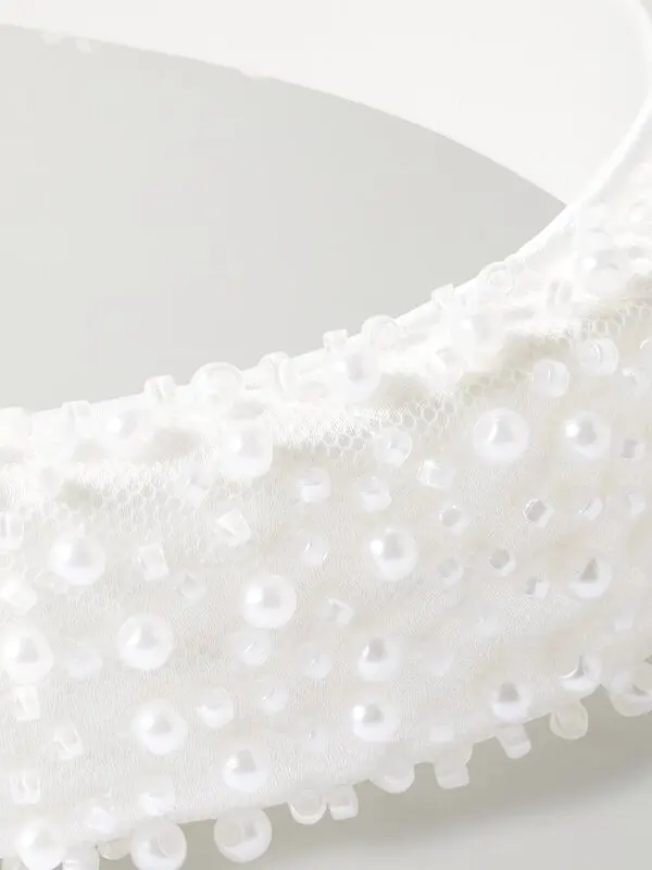 Eugenia Kim Cora Headband In Ivory - 60% Off | Editorialist display picture 1