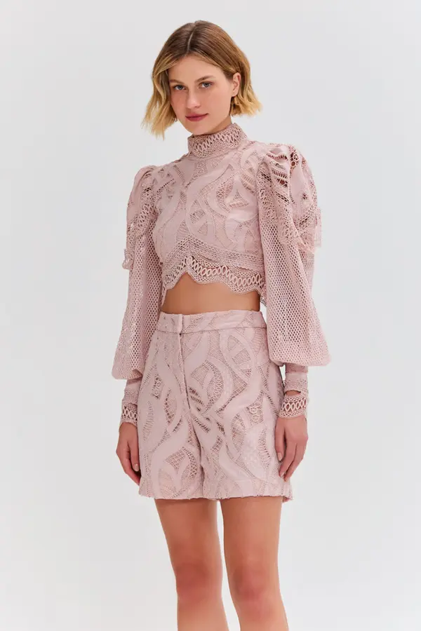 PatBO Aura Lace Shorts