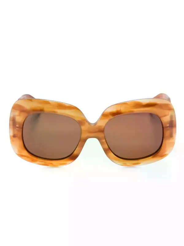 Valentino Garavani Vlogo Signature Sunglasses - Brown