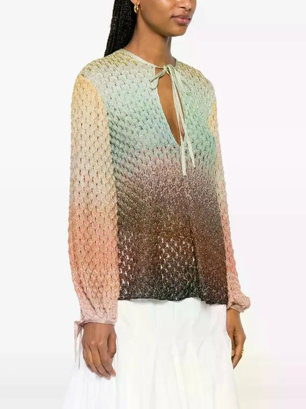 Missoni Dégradé V-neck Blouse