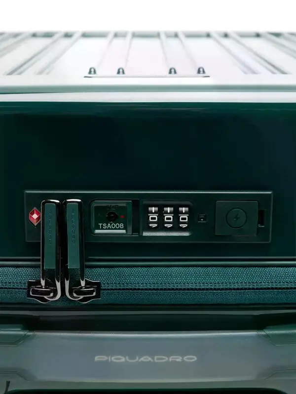 PIQUADRO Four-wheel Cabin Suitcase - Green