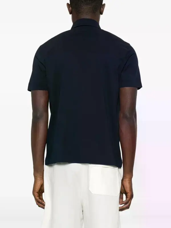 Herno Logo-debossed Polo Shirt