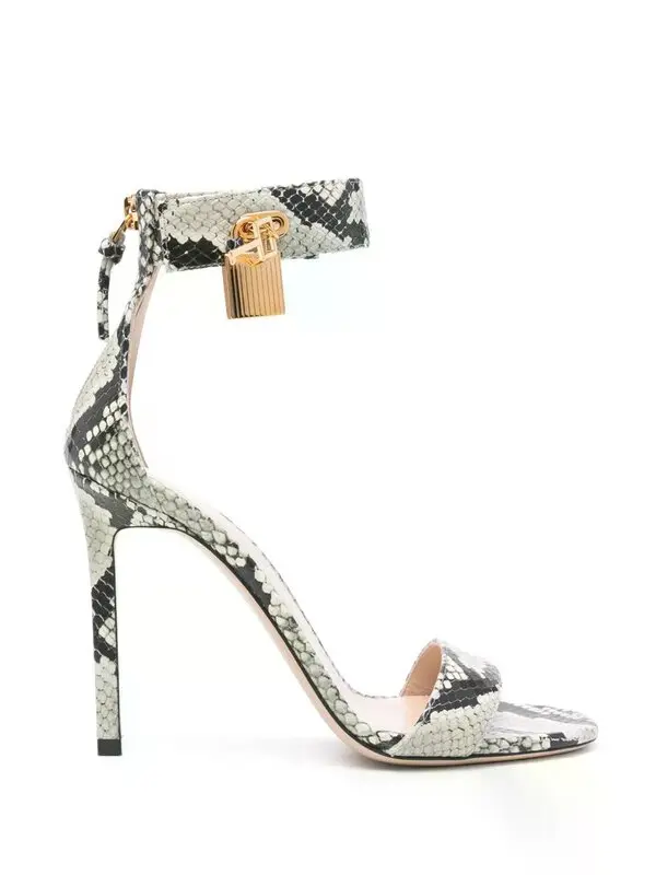 TOM FORD Padlock Leather Sandals