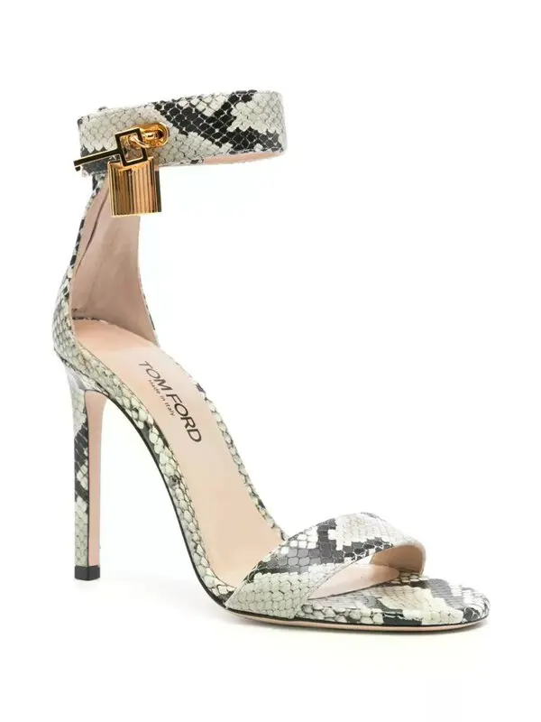 TOM FORD Padlock Leather Sandals