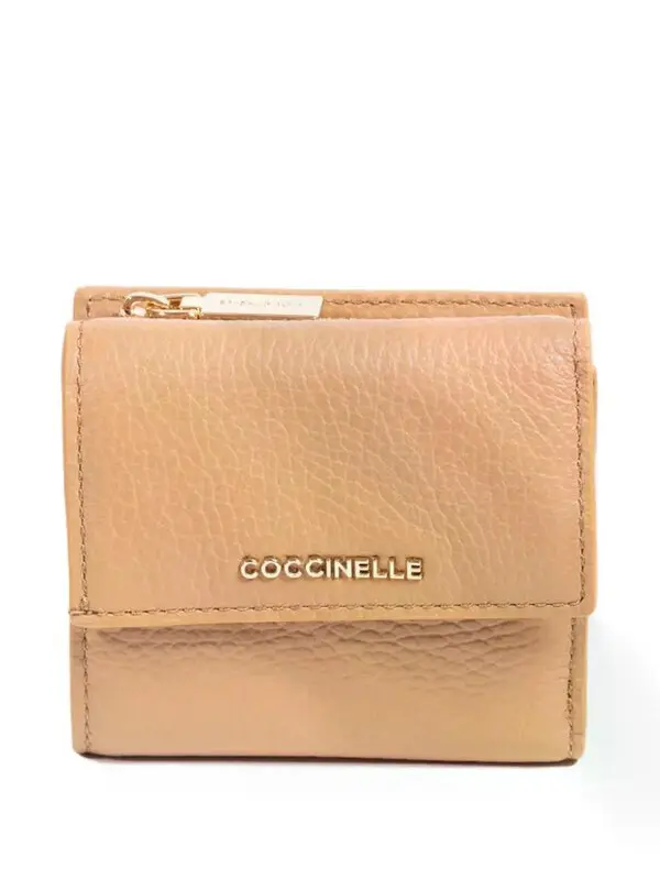 COCCINELLE Metallic Soft Wallet - Neutrals