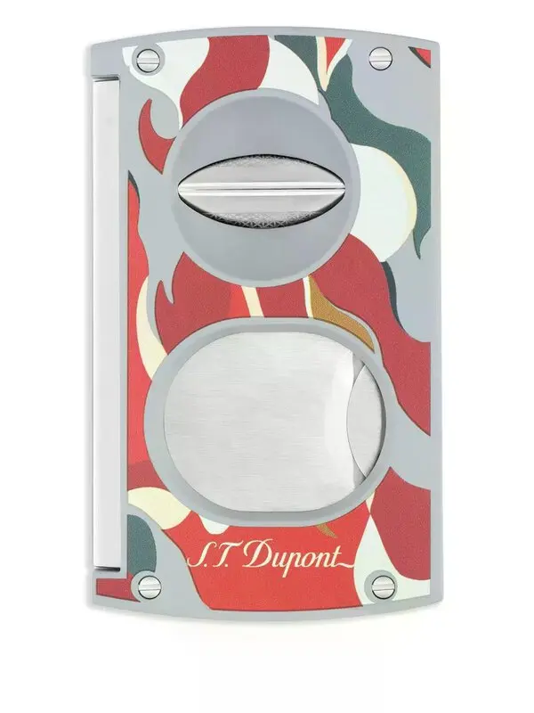 S.t. Dupont Flame-patterned Cigar Cutter