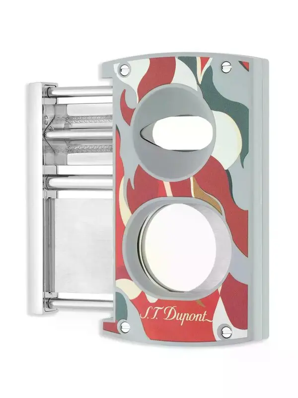 S.t. Dupont Flame-patterned Cigar Cutter