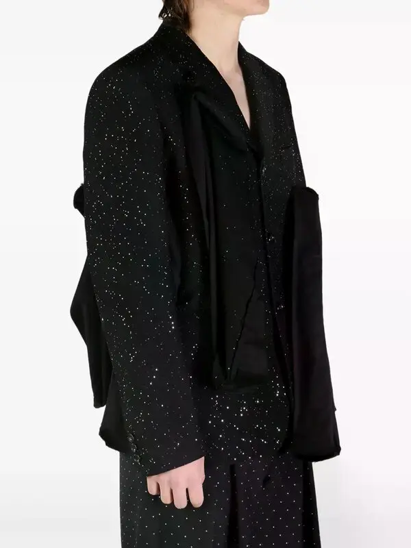 Comme Des Garçons Ruffle-detailing Blazer