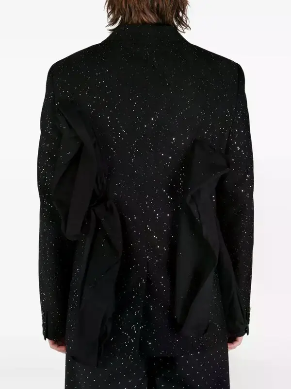 Comme Des Garçons Ruffle-detailing Blazer