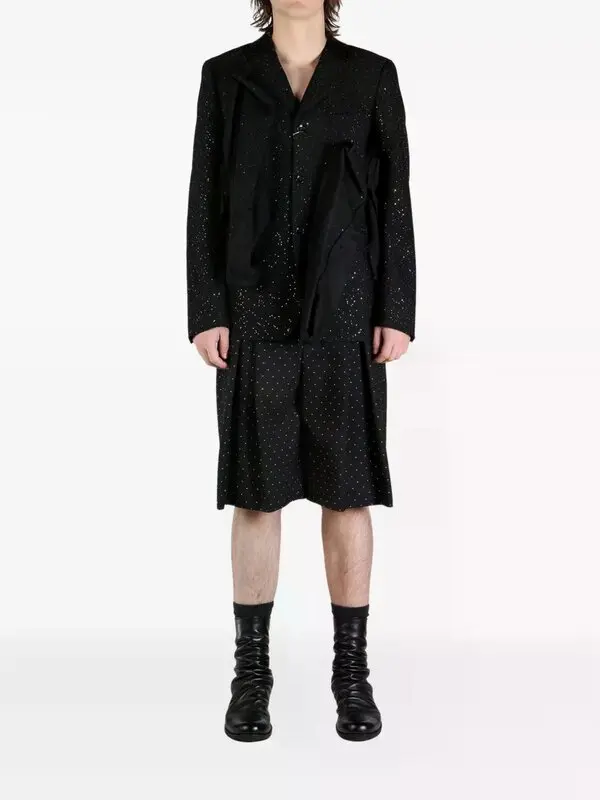 Comme Des Garçons Ruffle-detailing Blazer
