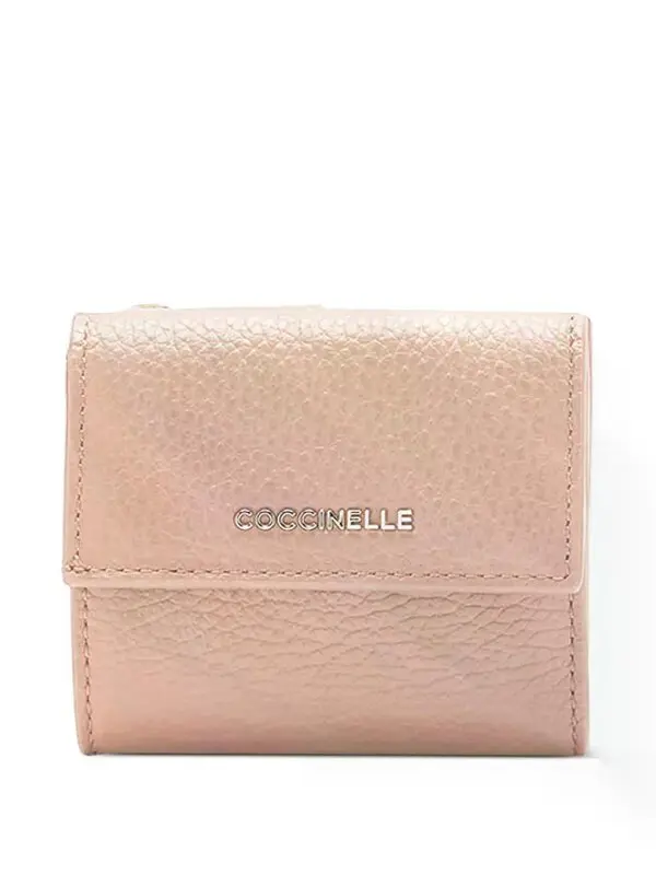 COCCINELLE Metallic Soft Wallet - Pink