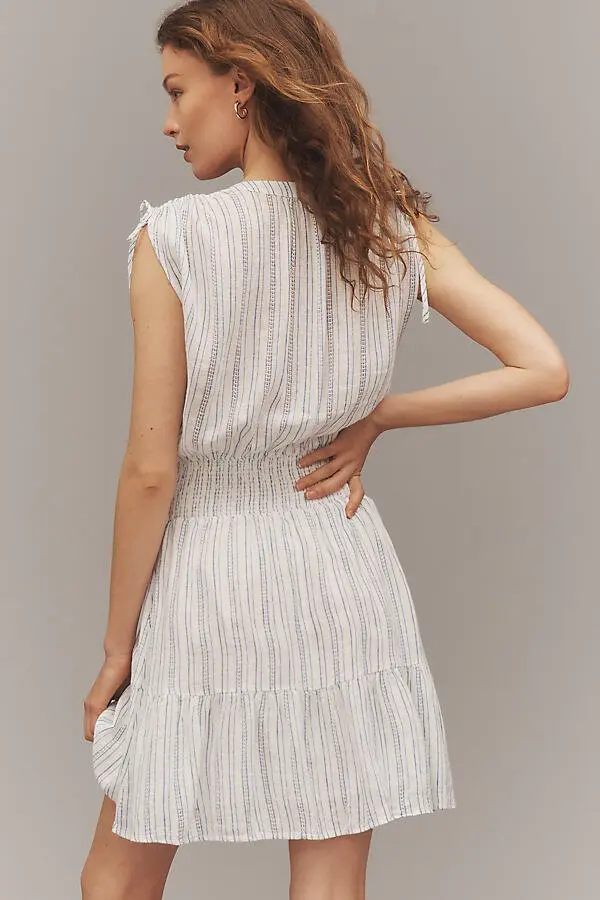 Rails Samina Linen Blend Mini Dress