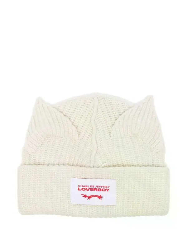 CHARLES JEFFREY Chunky Ears Beanie - Neutrals