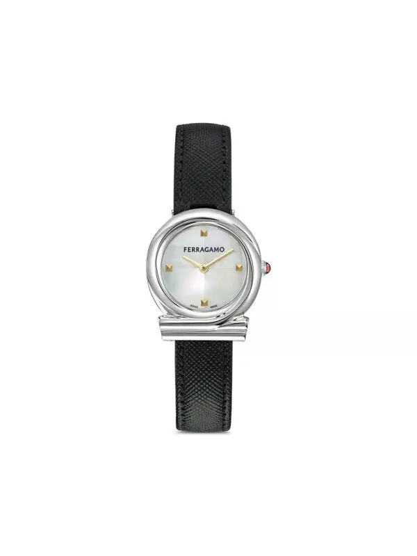 FERRAGAMO Gancini 28mm Watch - White