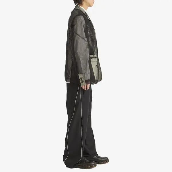 Comme Des Garçons Wool Zip Trousers