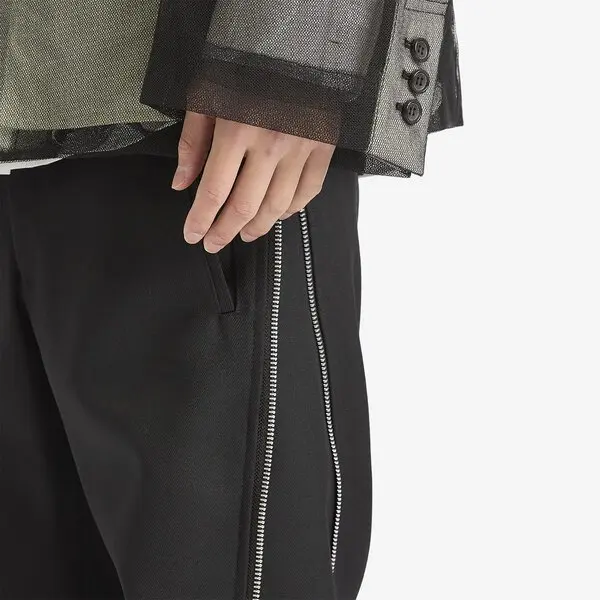 Comme Des Garçons Wool Zip Trousers