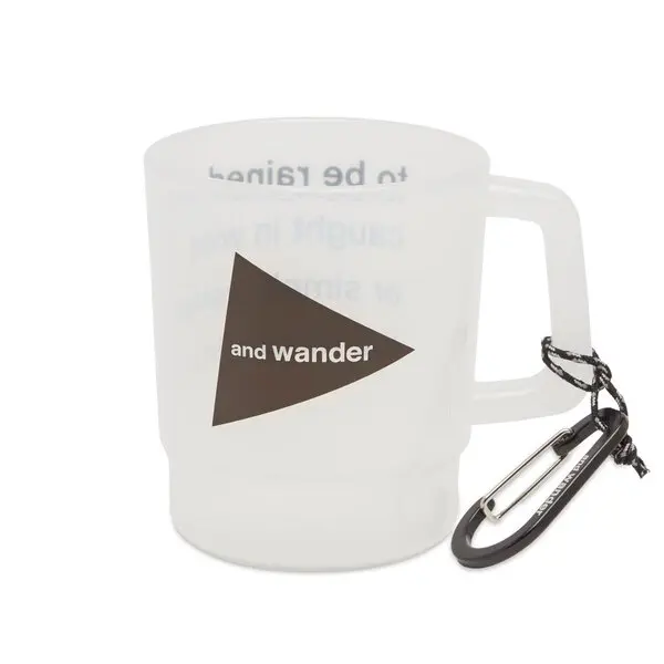 AND WANDER Logo Mug - Off White