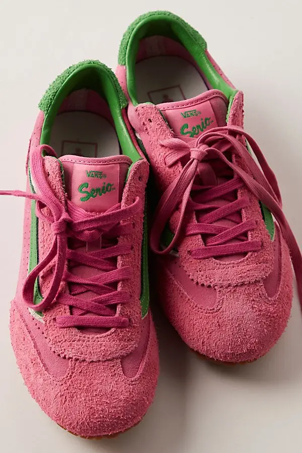 VANS Super Lowpro Sneakers - Pink Fizz/bright Green