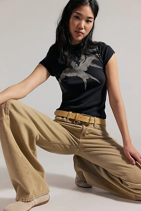 RAGABOND Birds In Flight Tee - Blk/noir