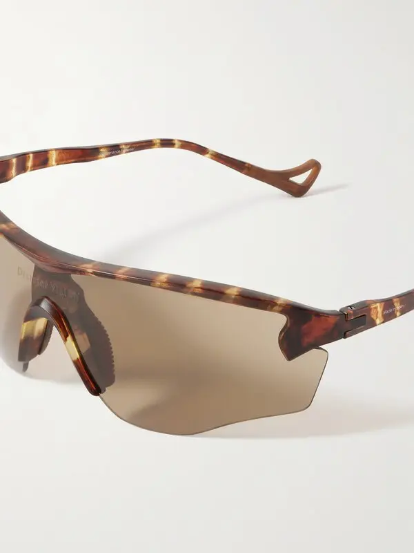 DISTRICT VISION Junya Racer D-frame Sunglasses - Tortoiseshell