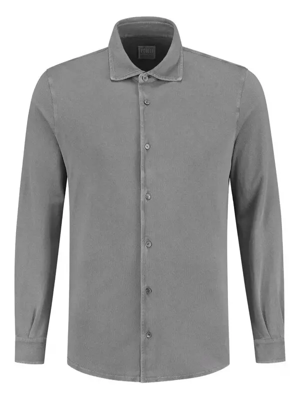 Fedeli Long-sleeve Button-down Shirt
