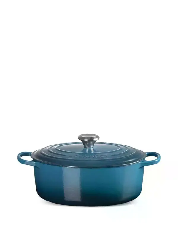 LE CREUSET Cocotte Cast Iron Casserole Dish - Blue