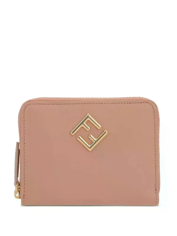Fendi Medium Ff Diamonds Wallet - Pink