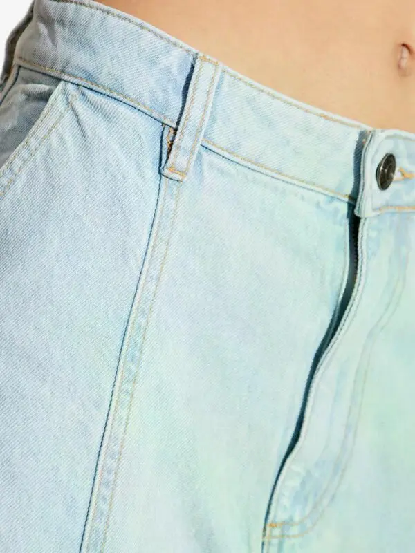 ROTATE BY BIRGER CHRISTENSEN Wide-leg Cargo Jeans - Blue