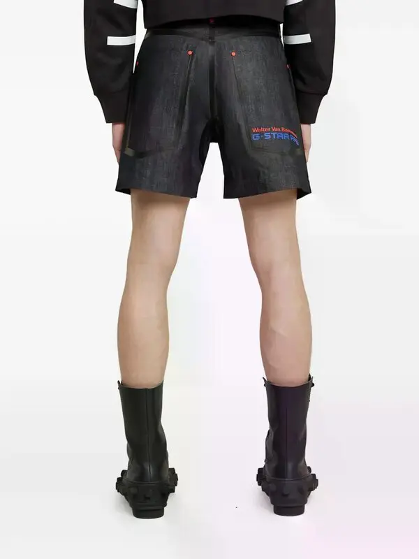 WALTER VAN BEIRENDONCK Logo-print Shorts