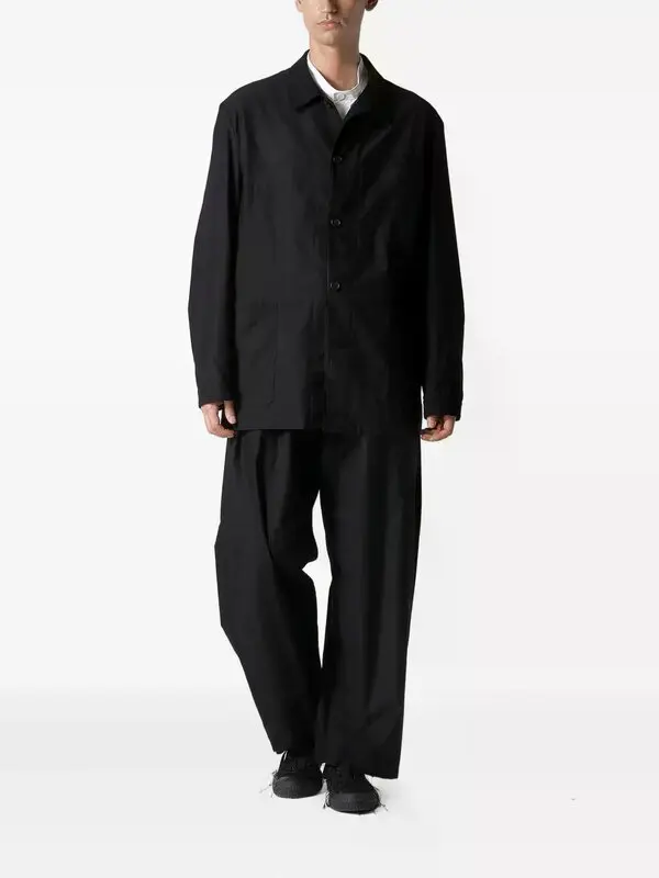 Yohji Yamamoto Button-down Shirt Jacket