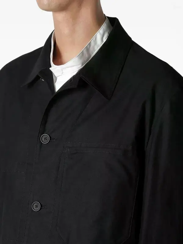 Yohji Yamamoto Button-down Shirt Jacket