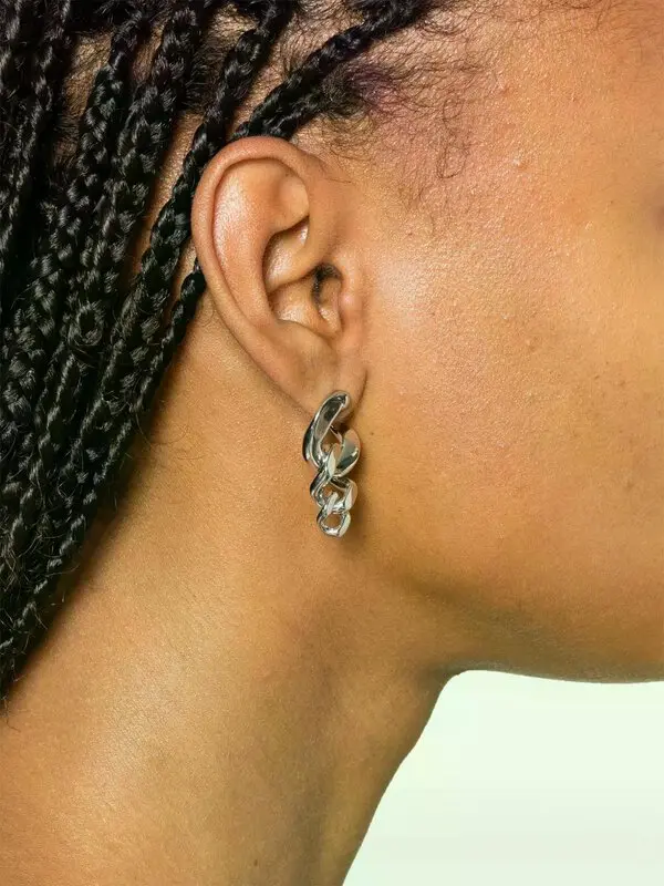 Tom Wood Dean Hoops Triple Earrings - Silver