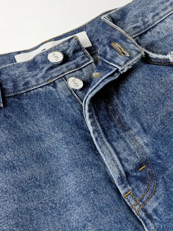 Séfr Straight-leg Distressed Jeans - Blue