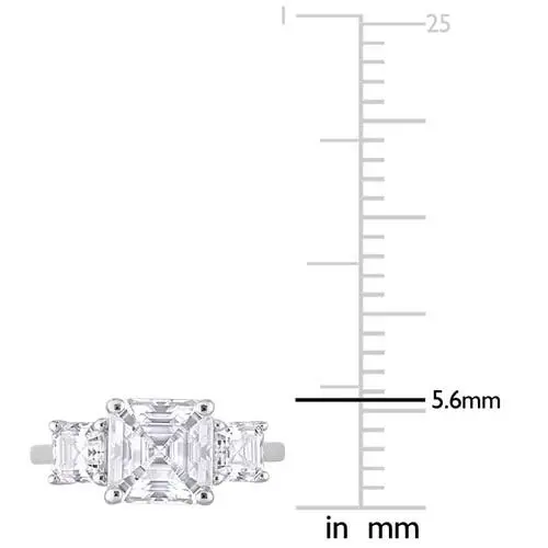 JULIANNA B. 3-1/2ct Moissanite Ring