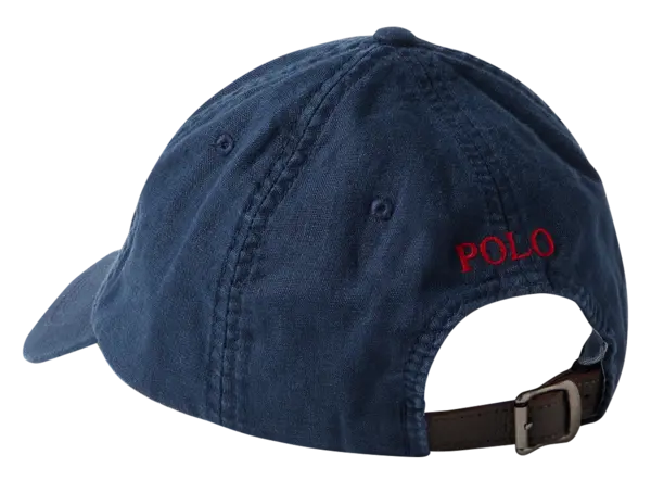 Ralph Lauren - Polo Ralph Lauren Leather-Trimmed Logo-Embroidered Linen Baseball Cap
