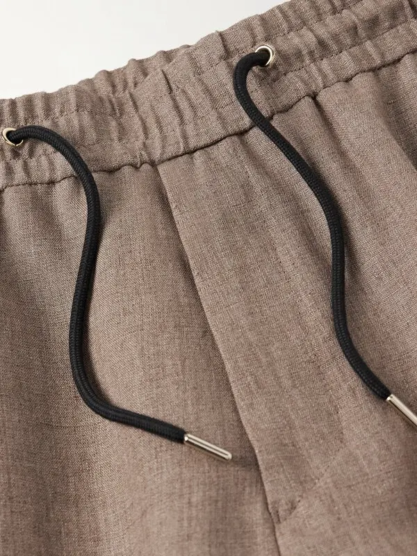 Paul Smith Tapered Linen Trousers