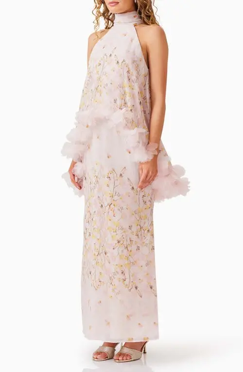 ELLIATT Tulsia Capelet Maxi Dress