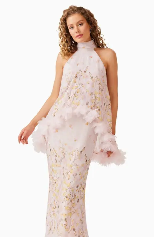 ELLIATT Tulsia Capelet Maxi Dress