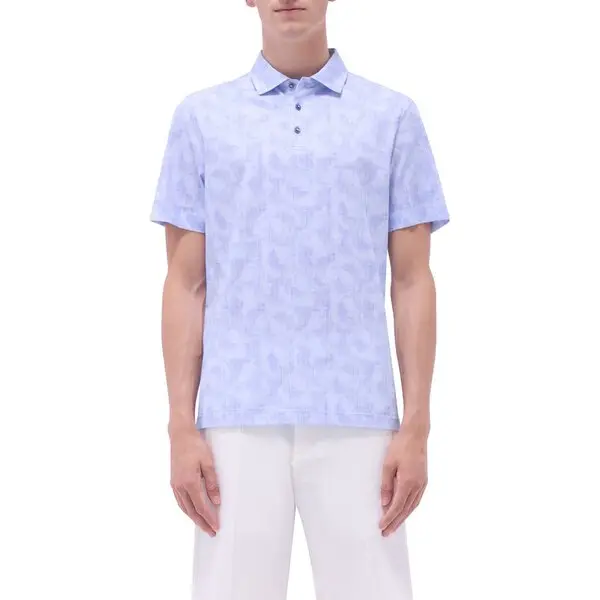 Bugatchi Victor Ooohcotton® Abstract Print Polo